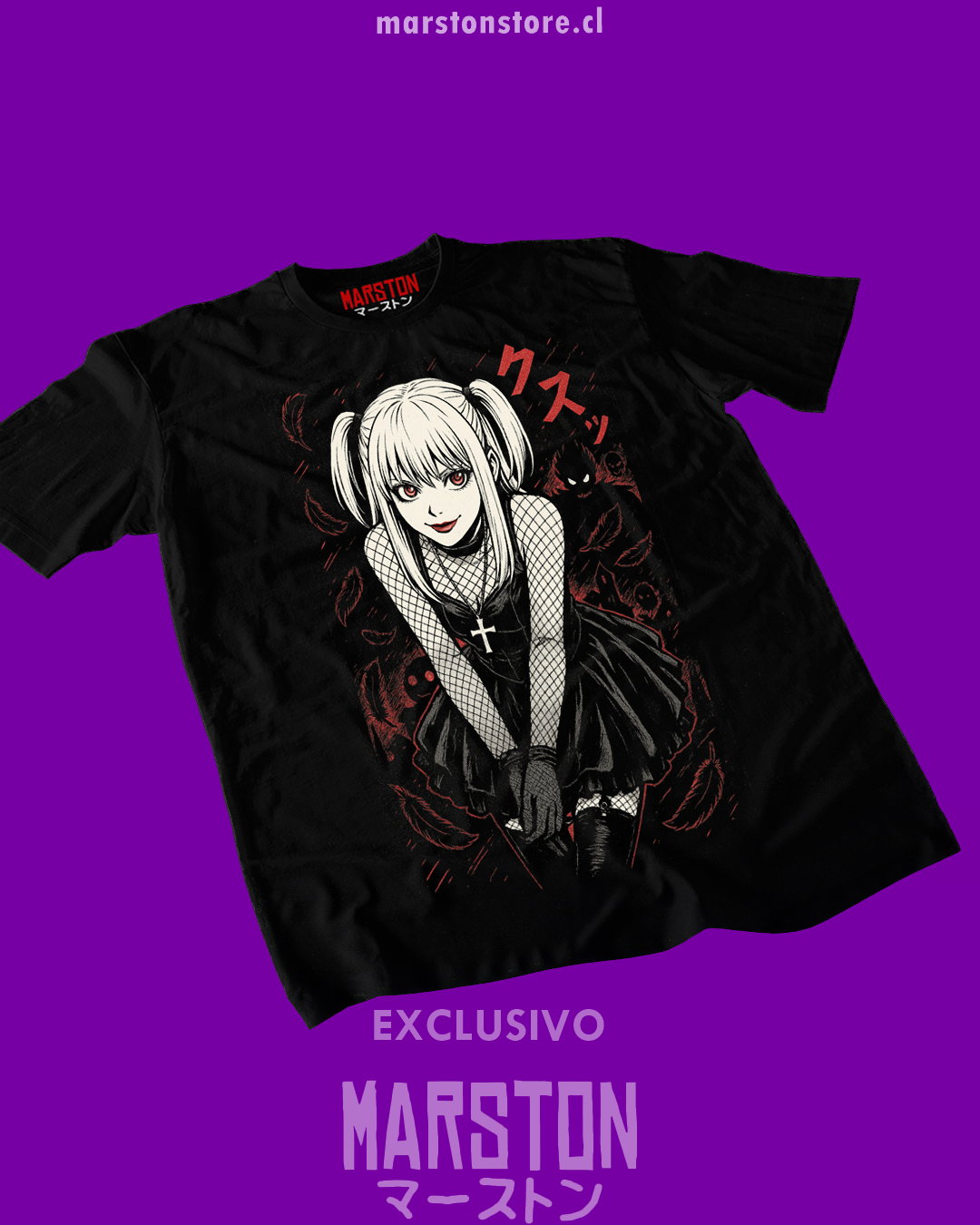 Polera Death Note - Misa Amane – marstonstore.cl