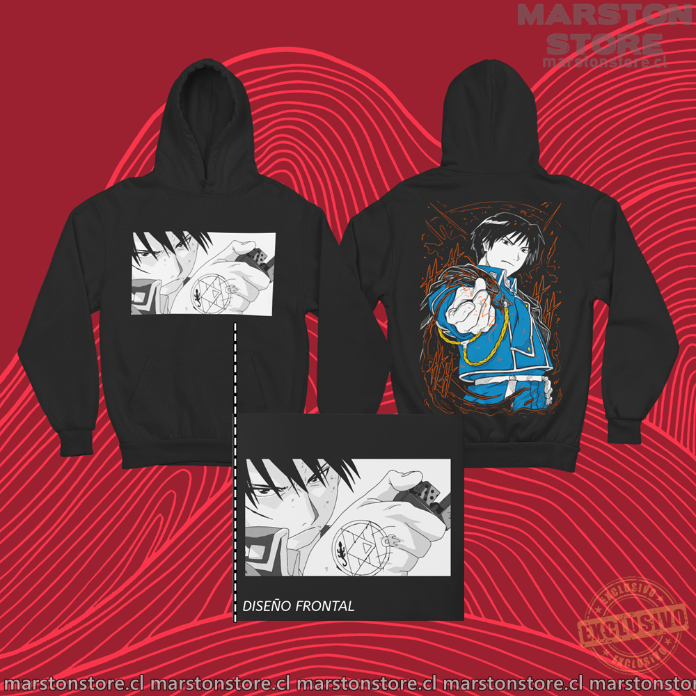 Polerón Fullmetal Alchemist - Roy Mustang – marstonstore.cl